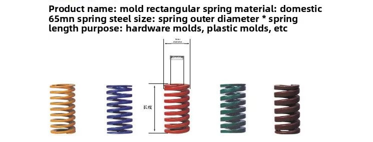 JIS and ISO Standard Steel Coil Compression and Gas Spring Industrial ...