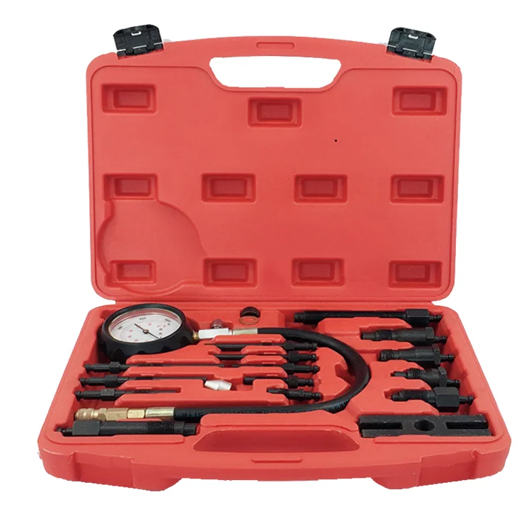 Tu-15b Diesel Engine Cylinder Compression Tester Meter Gauge Tool For ...