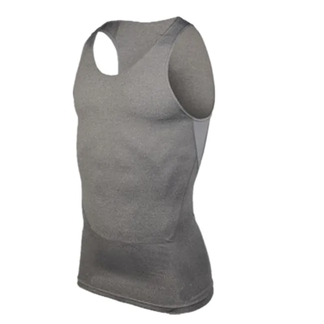 Wholesale Breathable Compression Mens Slimming Vest Sports - Buy Mens ...