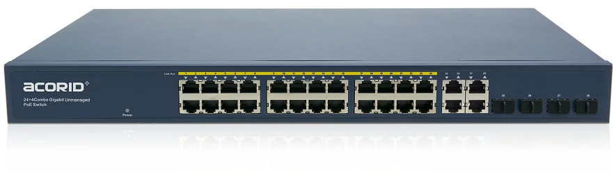 32 Port Poe Switch - Full Gigabit, 450watt Power Budget