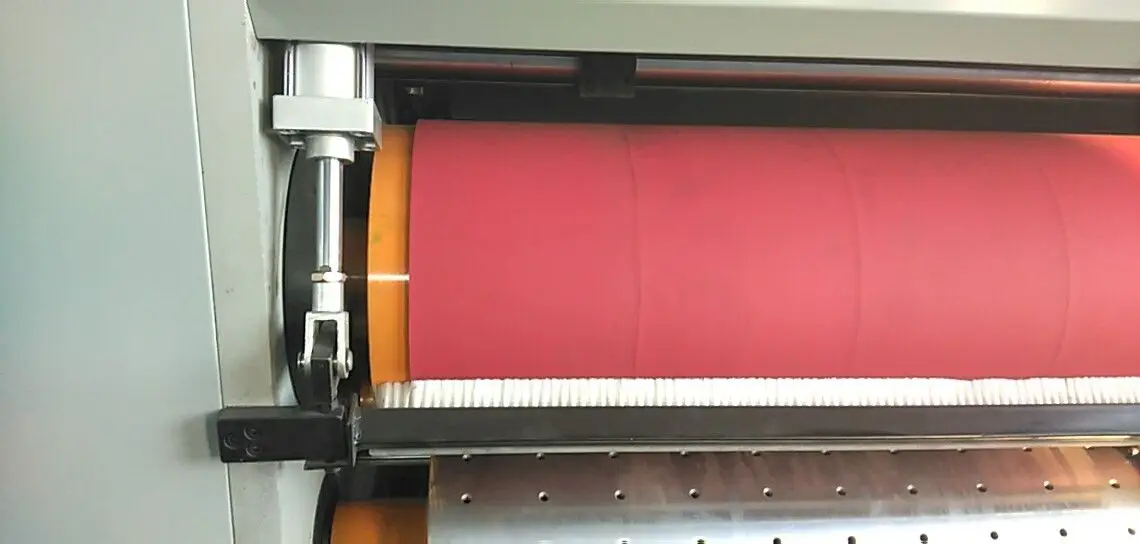 Maxdura Rubber Anvil Blanket Anvil Cover on Slotter Rotary Die-cutter