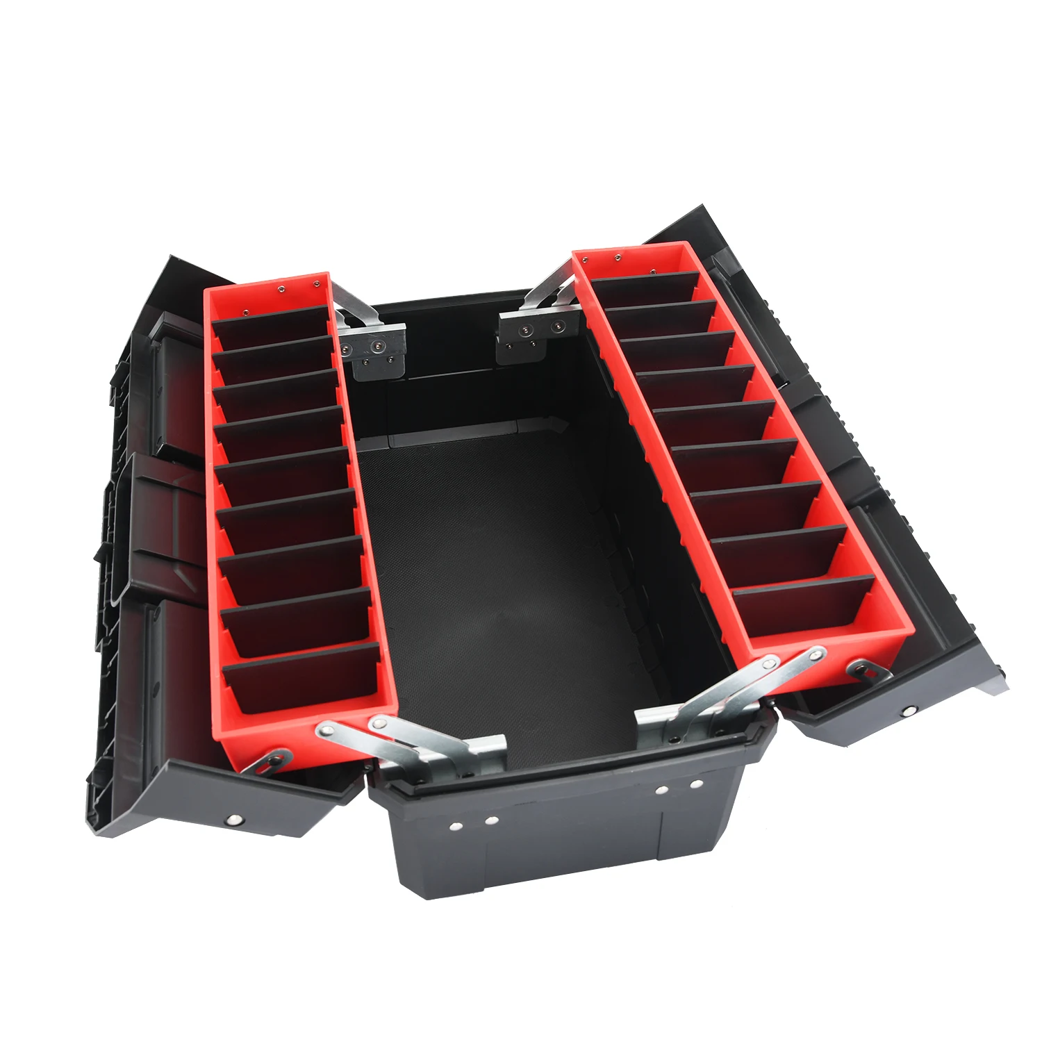 Vertak Professional Part Storage Tool Box Plastic Lockable Vehicle Tools Box With 2 Storage ...