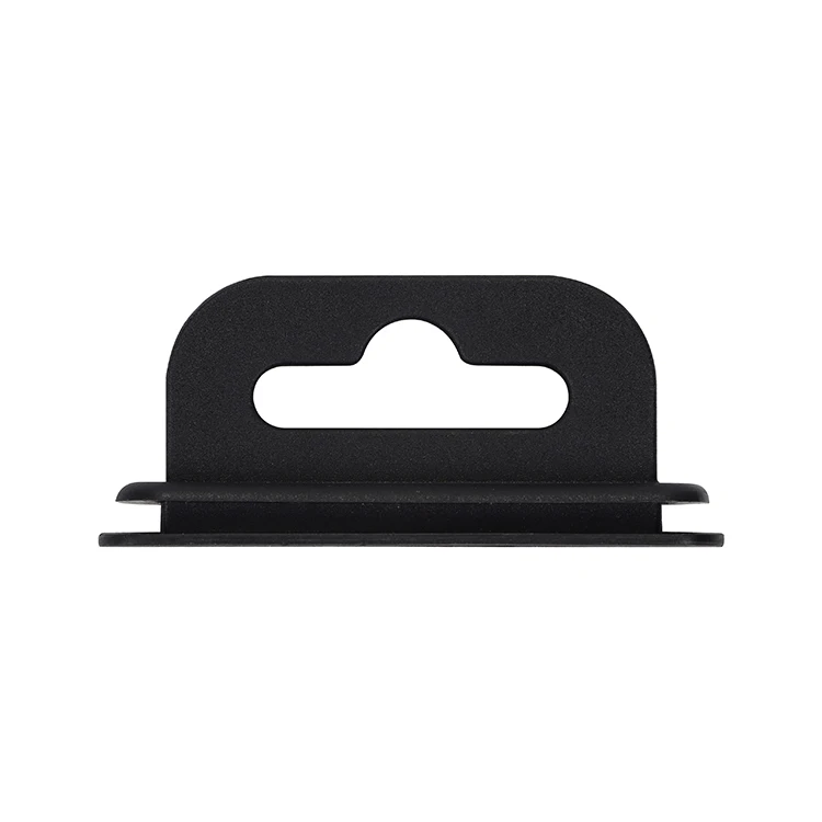 Cheap Price Euro Hole Plastic Hooks Black Plastic Euro Hook Custom Pvc ...