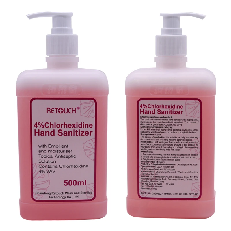Wholesale Custom 500ml 4% Chlorhexidine Gluconate Washing Hand Soap ...