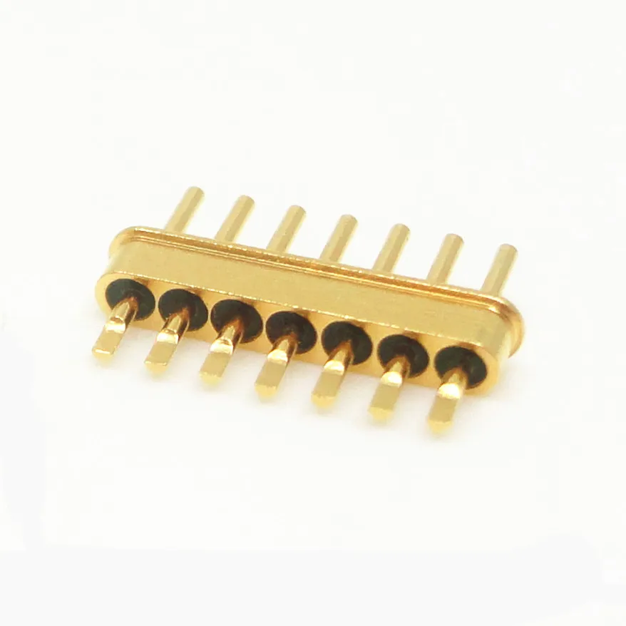 7 Pin Gold Plated Multi-pin Headers Hermetic Seal Solder Contact ...