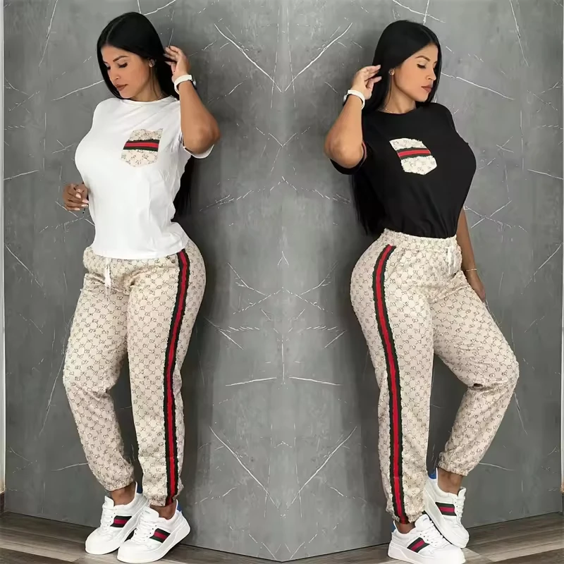 CY9081 Black Brand Ambassador Jogging Suits Designer Running Pants ...