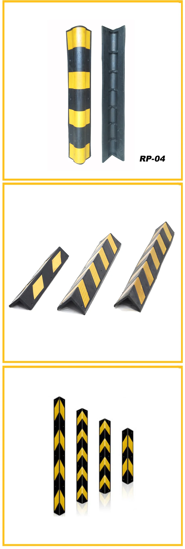 Parking Rubber Corner Guards - Reflective Safety Solutions