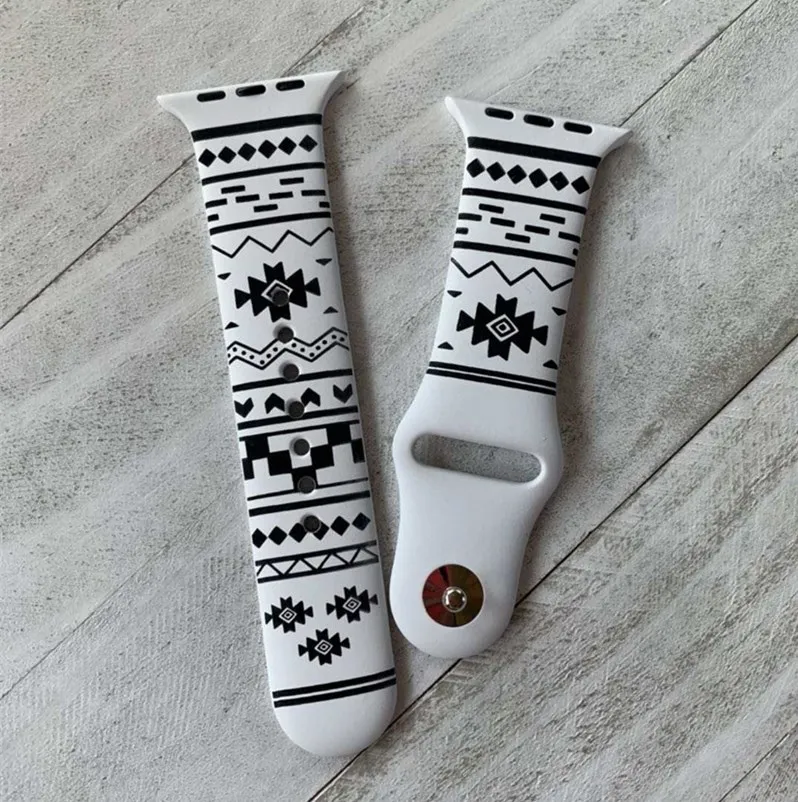 Dual Color Laser Engrave Silicone Watch Band Two Layer Silicone Watch ...