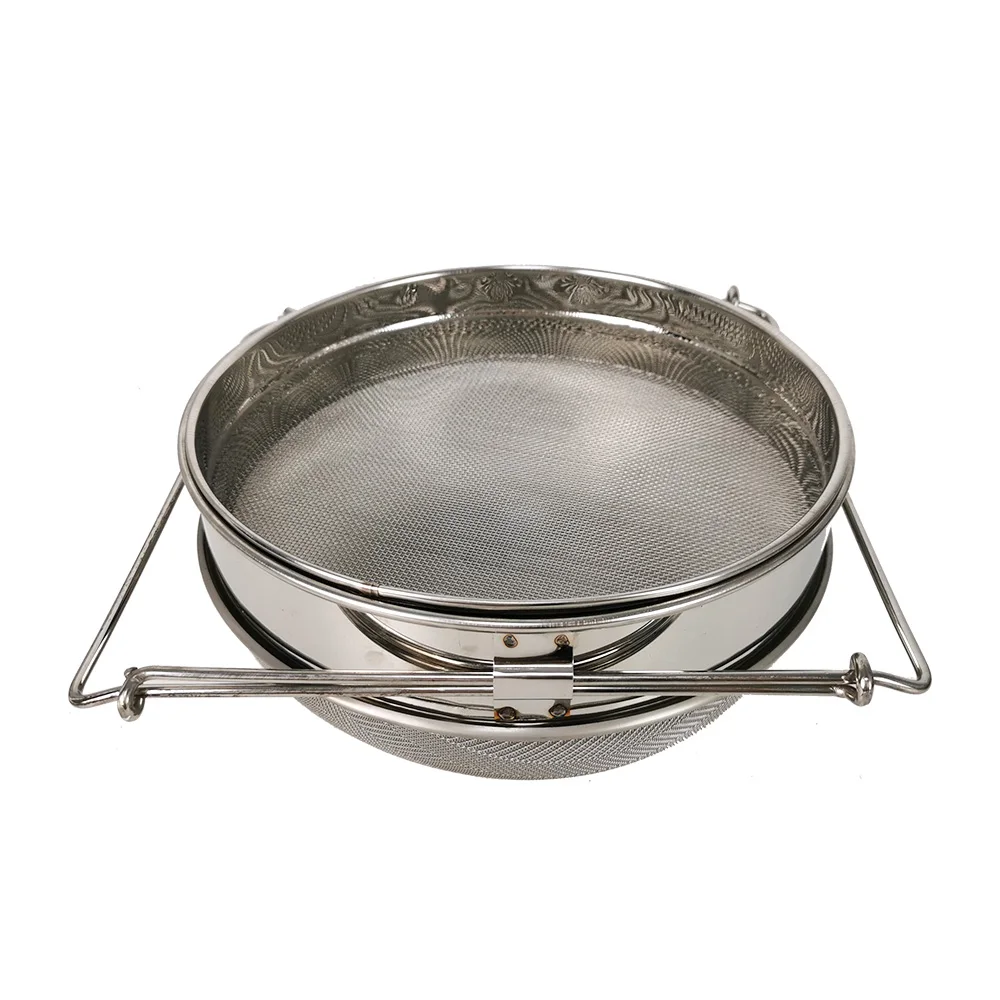Double Sieve Honey Strainer - Efficient Stainless Steel Filter