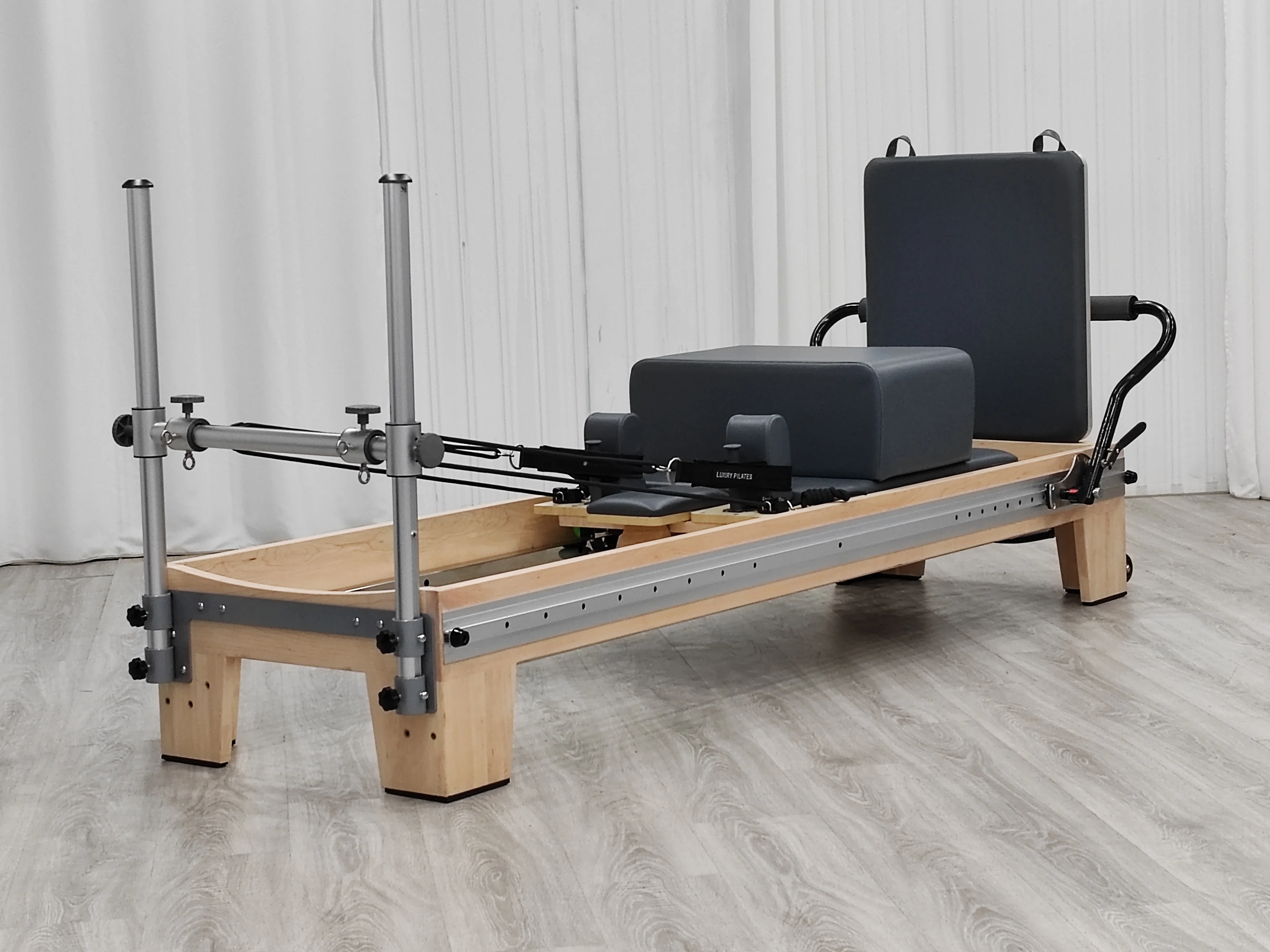 Full Track Reformer (maple) Pilates Reformer With Box And Jump Board ...