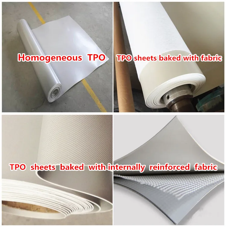 Waterproofing Materials TPO Sheet Membrane for Concrete Roof Anti ...