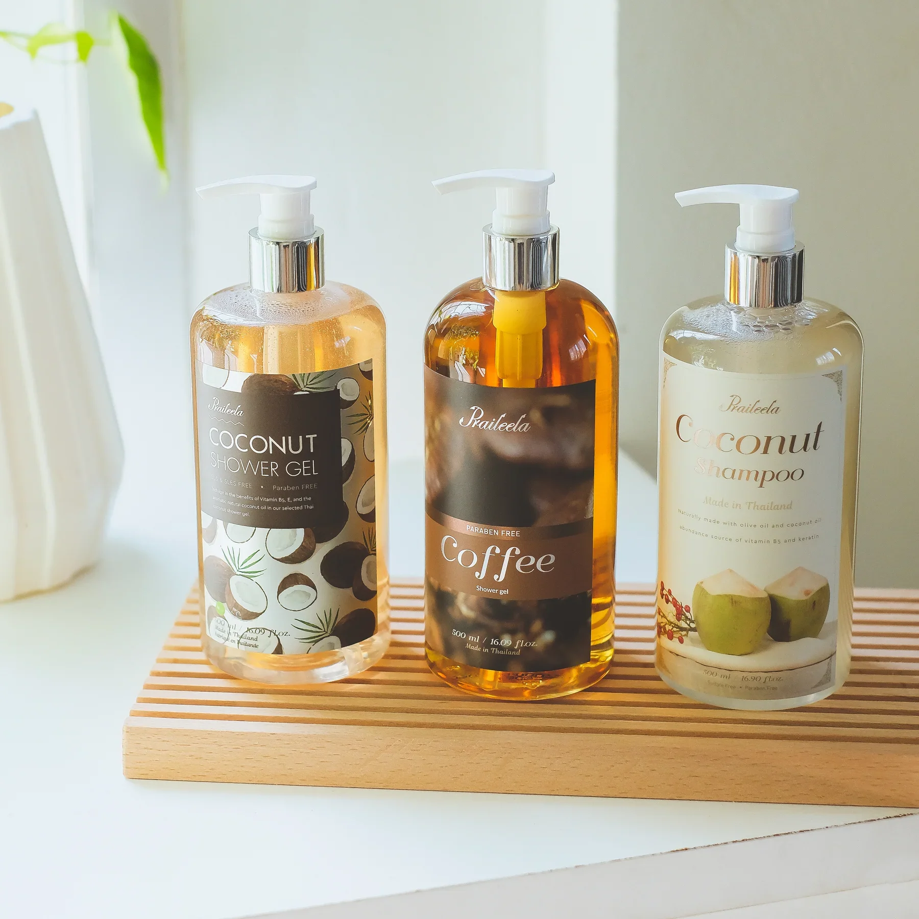 Thai Spa Premium Natural Herbal Body Wash Shower Gel 250ml Jasmine ...