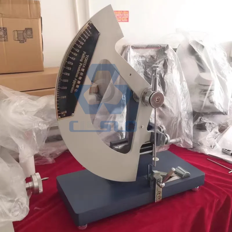 Falling Hammer Textile Fabric Tearing Degree Strength Tester Equipment ...