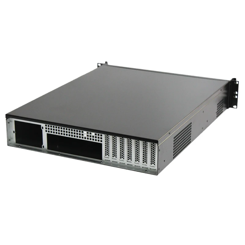 2u Rack Mount Server Case With Psu Support & Cooling Fans