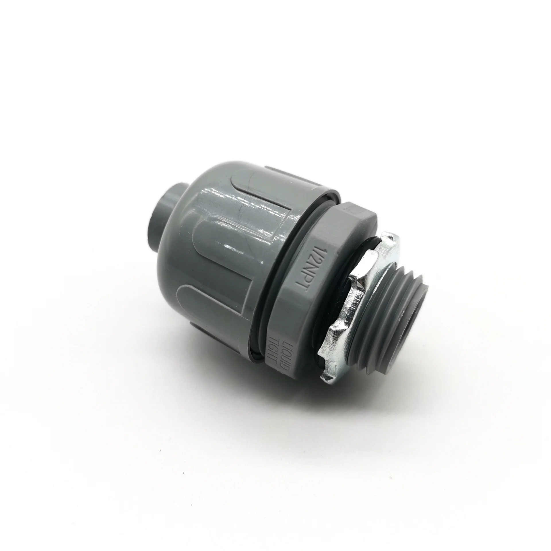 Flexible Non-metallic Liquid Tight Straight PVC Conduit Connector ...