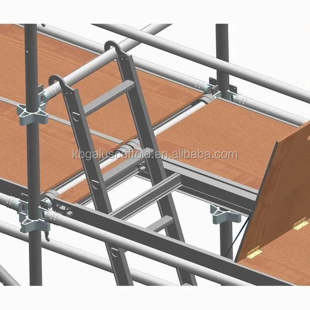 Quick Erect Aluminum Scaffold Frame - Modular Cuplock Design for ...