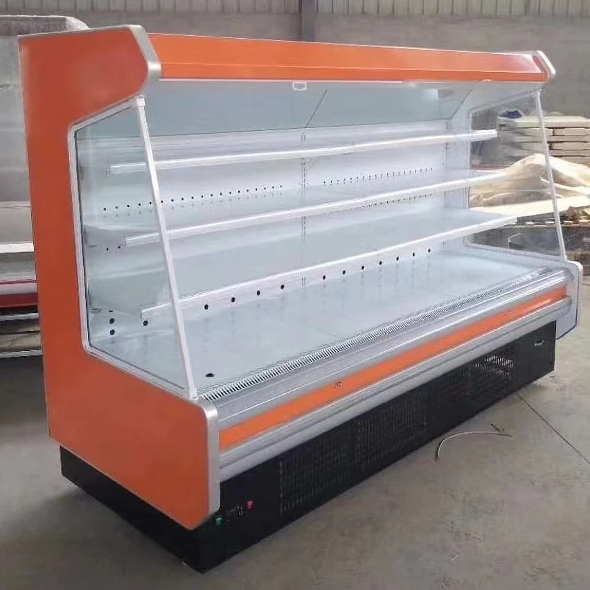 Supermarket Wall Display Fridge Showcase Multi Deck Chillers For Milk ...