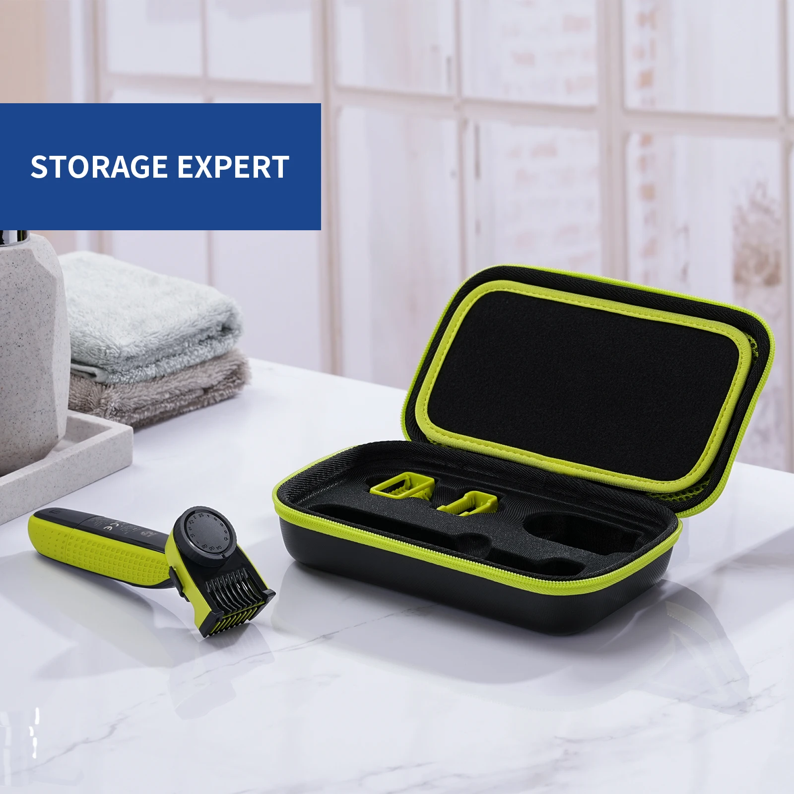 Yinke Adjustable Guide Comb Guards With Case For Philips Oneblade One ...