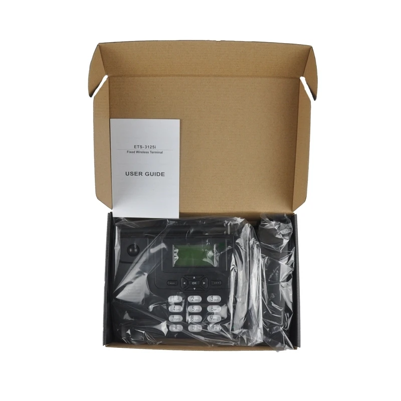 Gsm Wireless Desk Phone With Sim Card Ets3125i Fixed Big Telephone ...