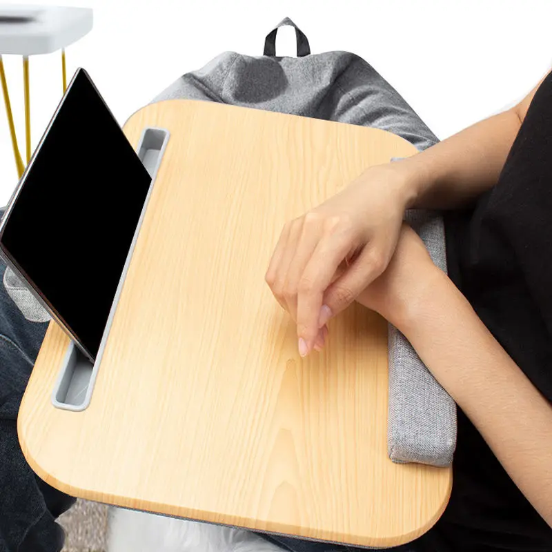 Couch Gaming Lap Desk Bed Tray Table With Folding Legs Extra Wide Lap ...