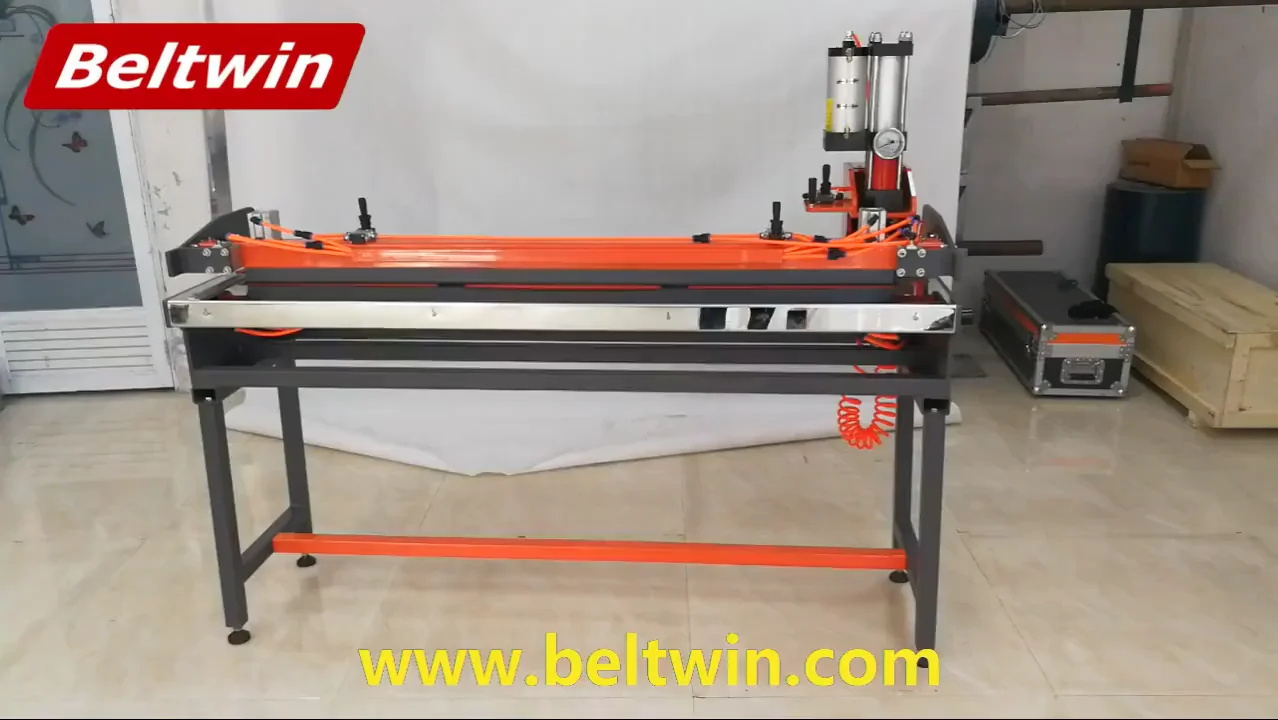 Beltwin Pneumatic Pvc Pu Conveyor Belt Finger Puncher Teething Machine ...