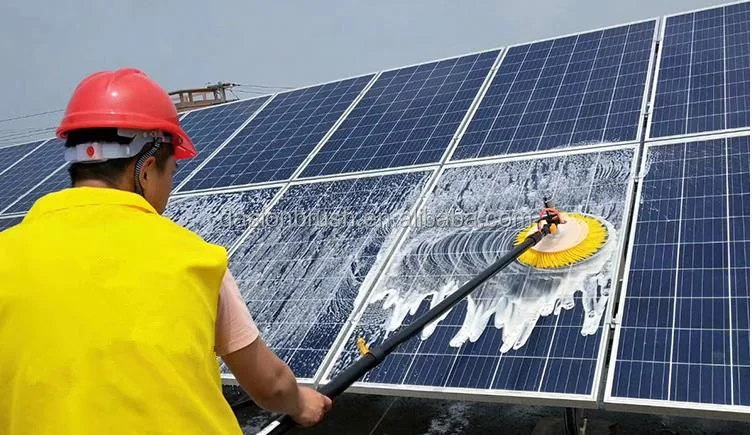 Dasion Solar Panel Cleaning Equipment Water Rotating Brush For Solar ...