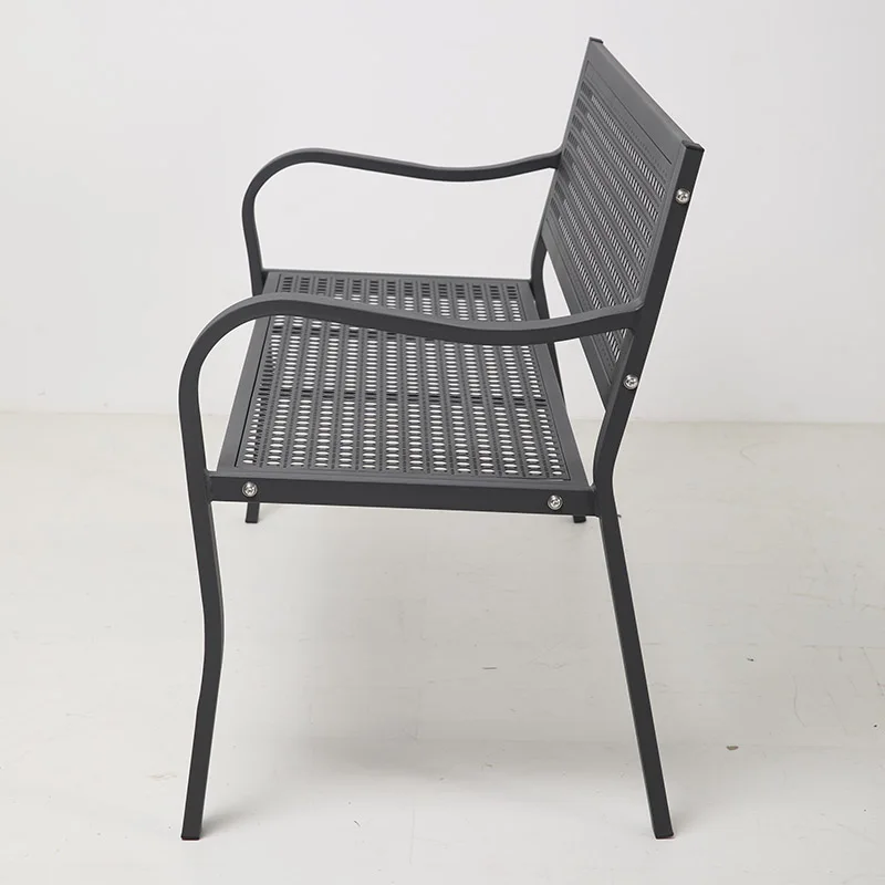 Modern Public Bench Seating Nordic Patio Furniture Set Bench Garden ...