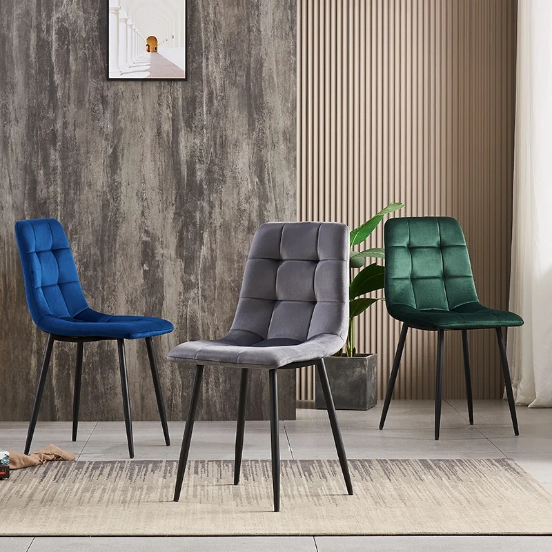 Professional Factory Velvet Comfortable Dining Chair Chairs For Dining ...
