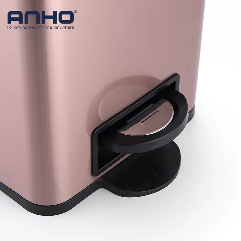 10L Rectangular Kitchen Waste Bin With Thin Lid Household Hotel ...