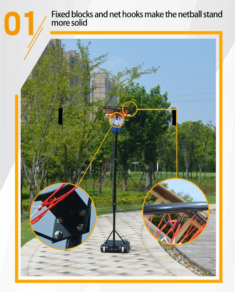 Wholesale Sports Equipment Basketball Hoop Stand Netball Hoop Stand ...