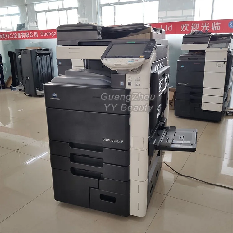 翻新A3彩色打印机柯尼卡美能达Bizhub C652 C552 C452小型打印机彩色复印机| Alibaba.com