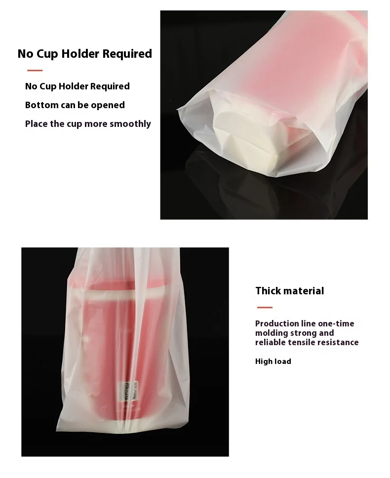 100% Biodegradable PLA PBAT Bags for Food & Beverage