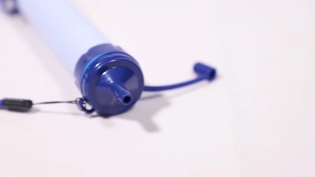 Mini Personal Water Filter Straw Emergency Outdoor Survival Water ...