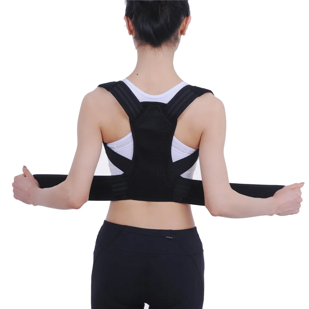 Shoulder Back Correct Belt Magnets Posture Corrector Lumbar Back ...