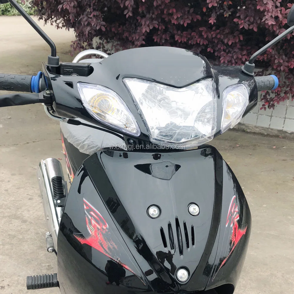 New 125cc Docker Motorcycle - Red 4-Stroke Engine, Chain Transmission ...