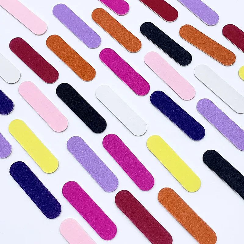 Wholesale Custom Logo Mini Nail File Set Double Side Straight Emery ...