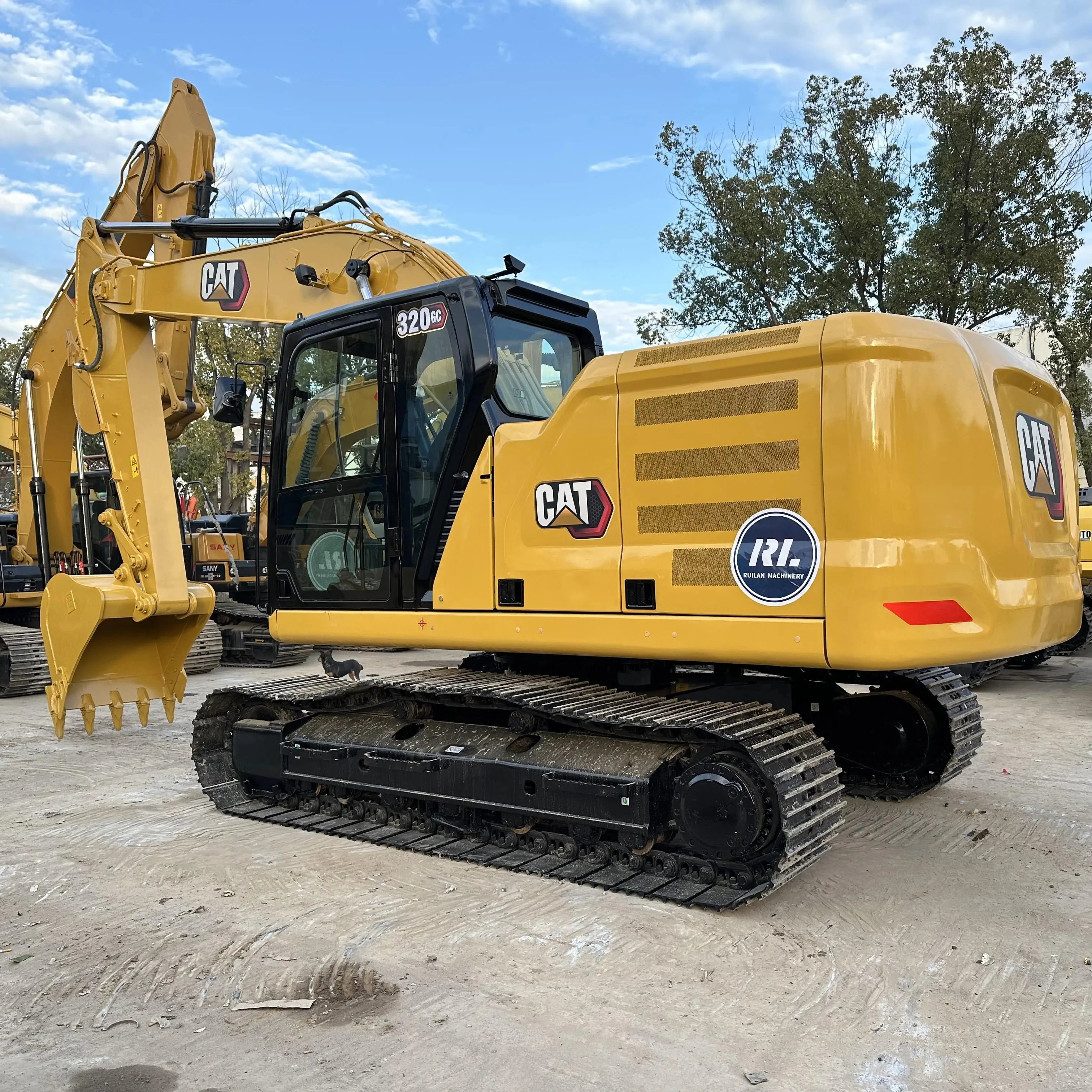 Cat320gc Used Excavator Original Earth Moving Machine Bagger Digger ...