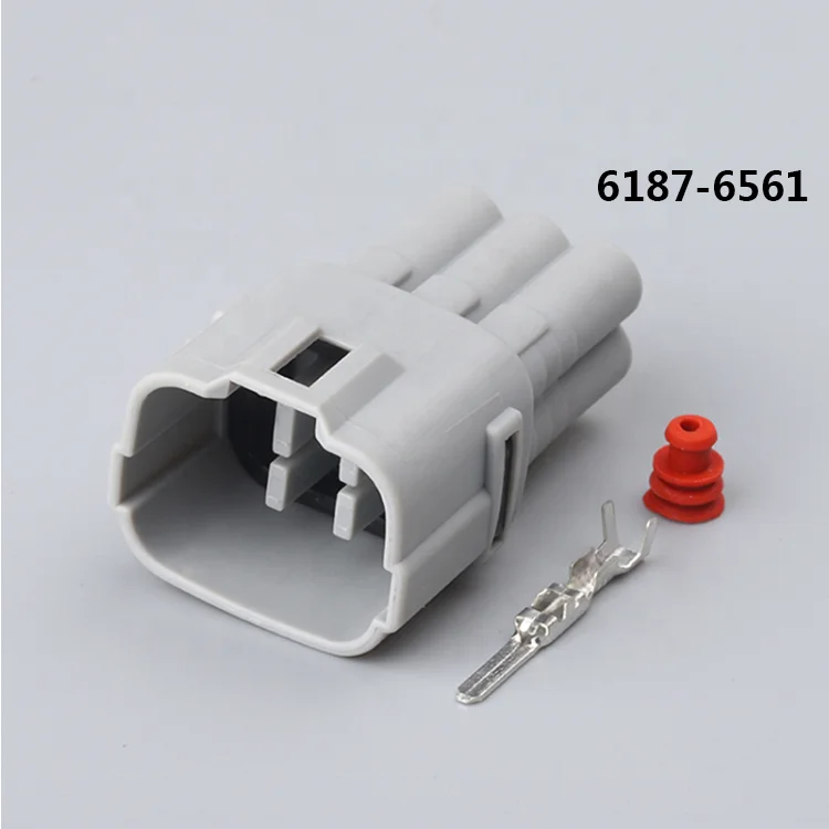 6187-6561 Male Gender 6 Pin Sumitomo Mt 090 Waterproof Automotive Cable ...
