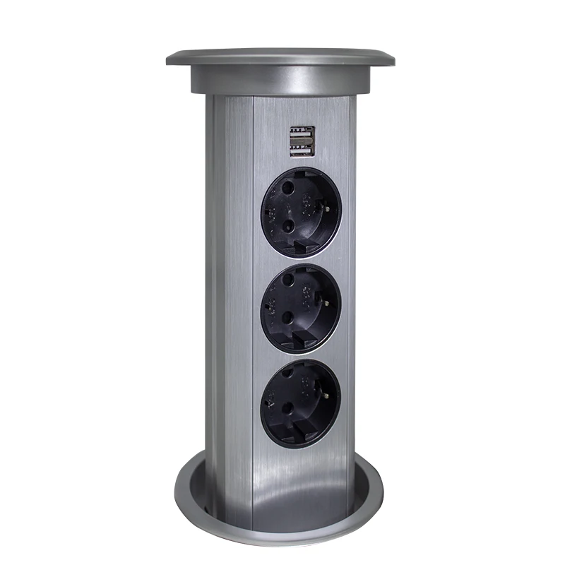 Motorized Pop Up Table Socket With Top Wireless Charger Kitchen Home Ce ...