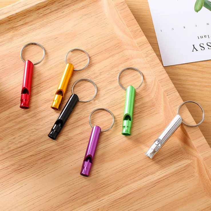 Custom Metal Emergency Whistle Self Defense For Anti Rape Colorful ...