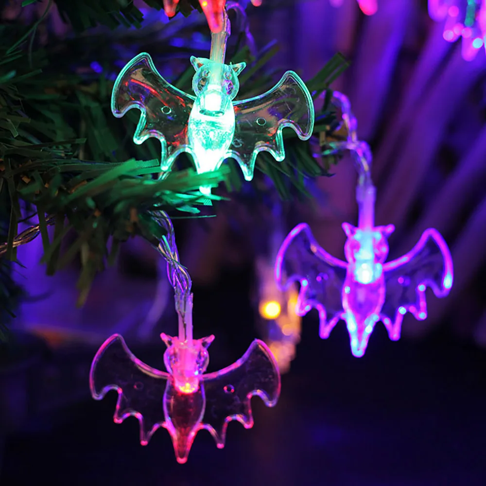 Wholesale Melody Battery Operated 10 Led Halloween Bat String Lights ...