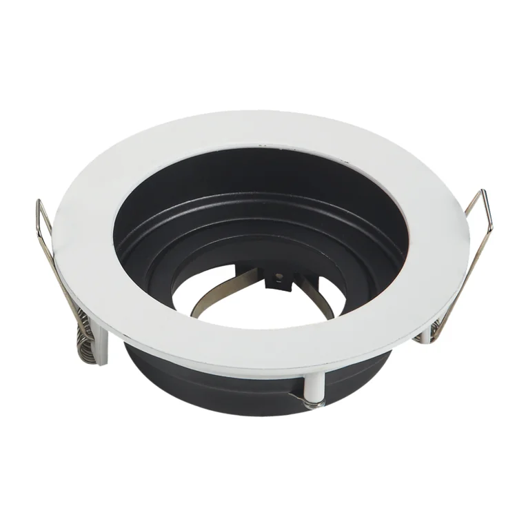 Aluminum Movable Round Led Ceiling Light Fixtures Recessed Mr16 Gu10 ...