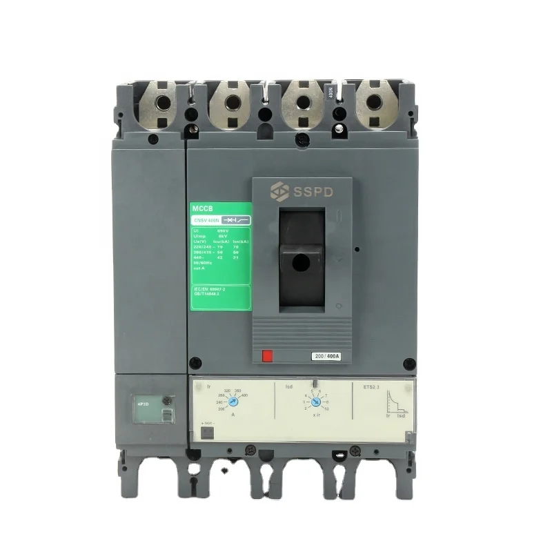 Cnsv 400a 4p Mccb Circuit Breaker 690vac Mccb Low Voltage Distribution ...