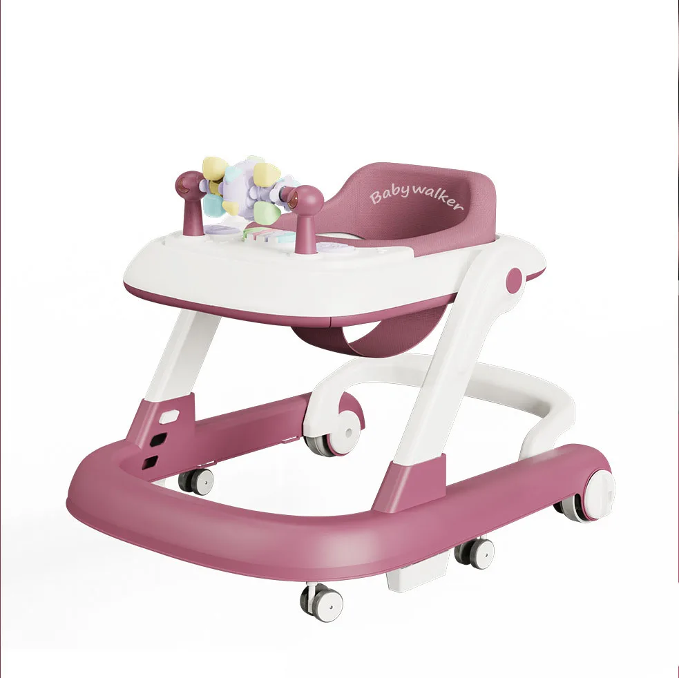 Kids Learn To Walk Cartoon Walking Toy Chair Musical Baby Walker With ...