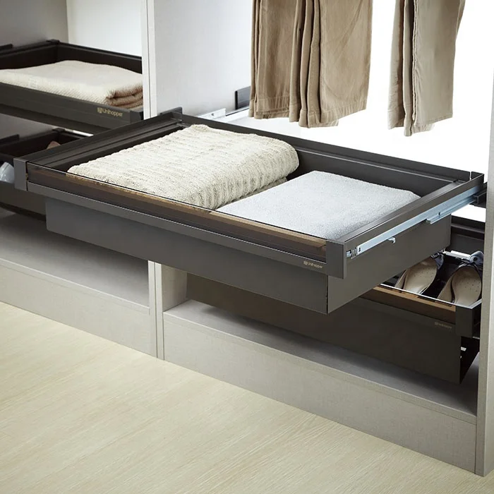 Glass Wardrobe Cabinet Hardware Accessories Pull Out Clothes Storage ...