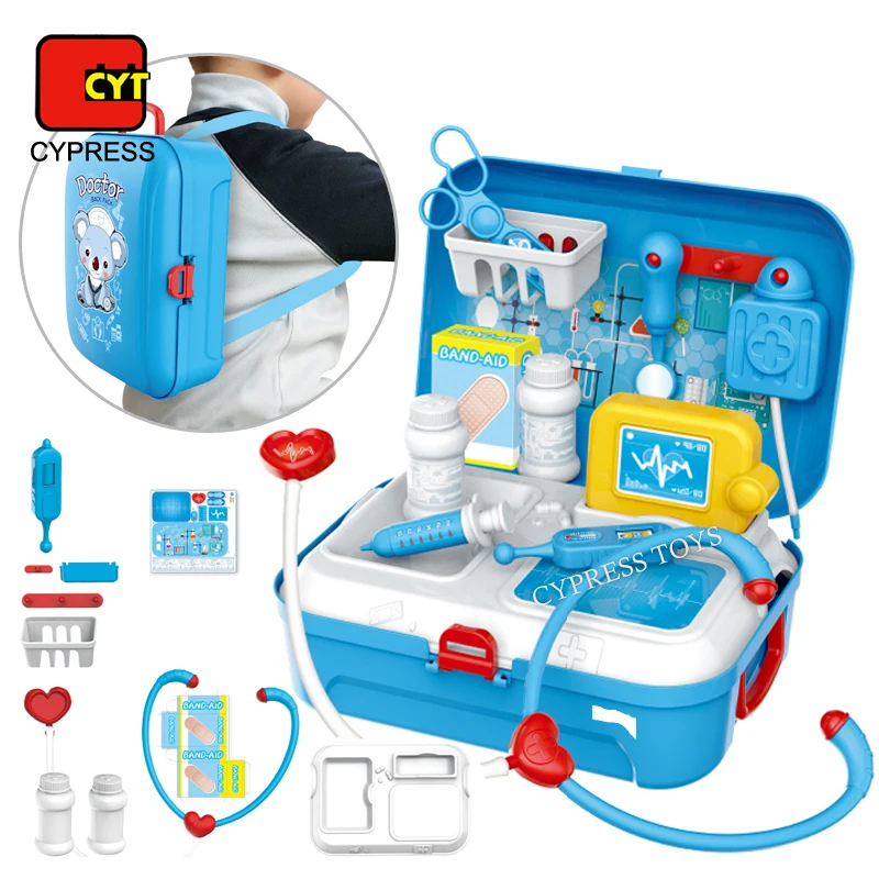 DIY Pretend Play Operating Table Doctor Toys Set Kit for Kids