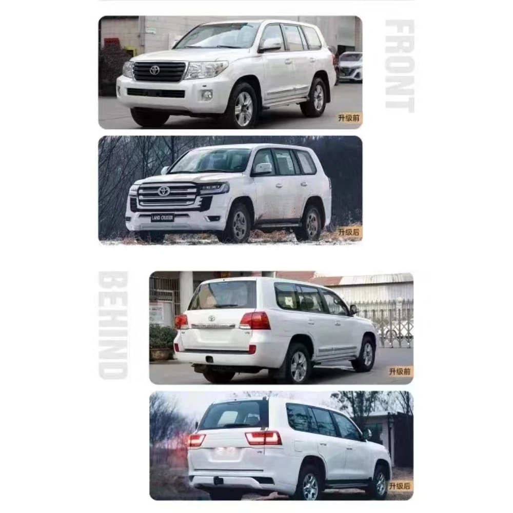 Land Cruiser 200 Body Kit External Upgrade Bumper Parts For Toyota ...
