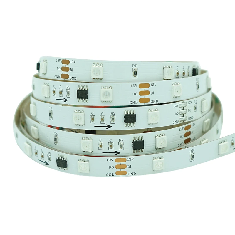 USC1903 10Pixsel Addressable RGB 30 LED Strip Light 5050 SMD Magic ...
