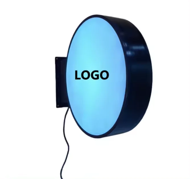 Circle Aluminium Profile Led Lightbox Display Rectangle Round Light Box Sign Slim Lightbox - Buy ...