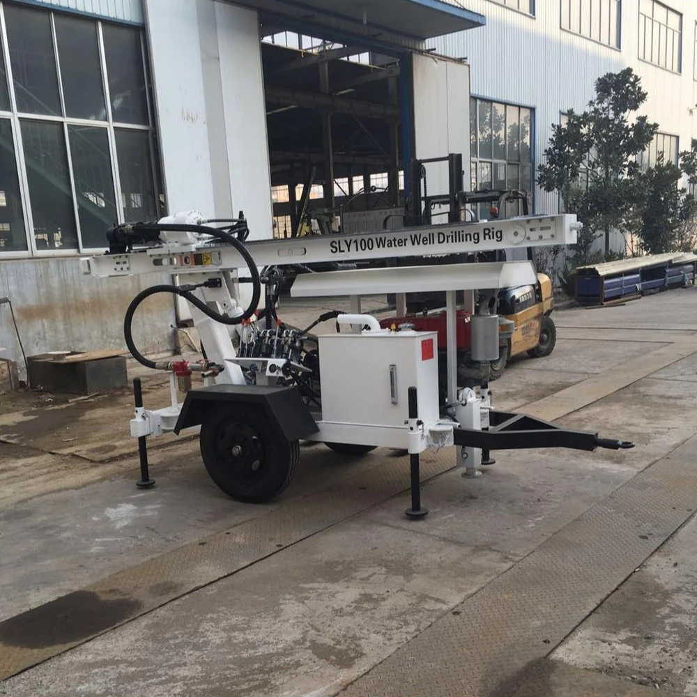 Trailer Mounted Water Well Drilling Rig - High Productivity